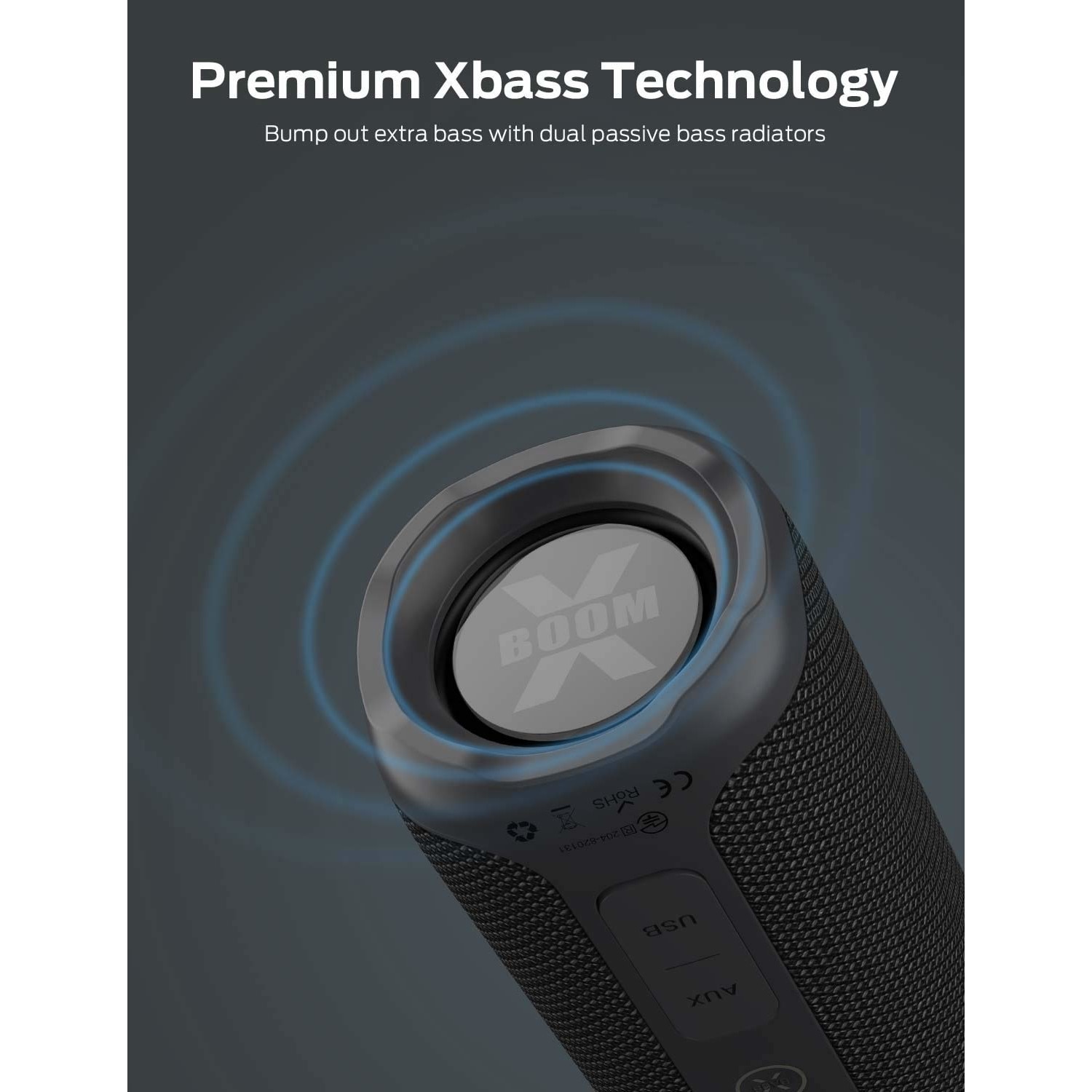 Преносим високоговорител Tribit, StormBox 360°, Безжичен, 2x12 W ...