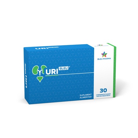 Supliment alimentar recomandat pentru sanatatea cailor urinare, UriBleu ...