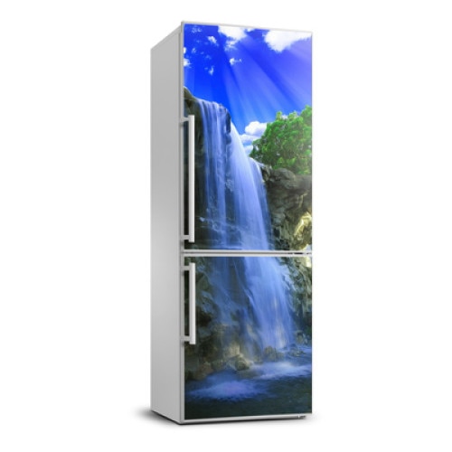 Autocolant pe frigider peisaje cascada 60 x 180 cm - eMAG.ro