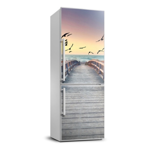 Autocolant frigider acasa Calea catre plaja 60 x 180 cm - eMAG.ro