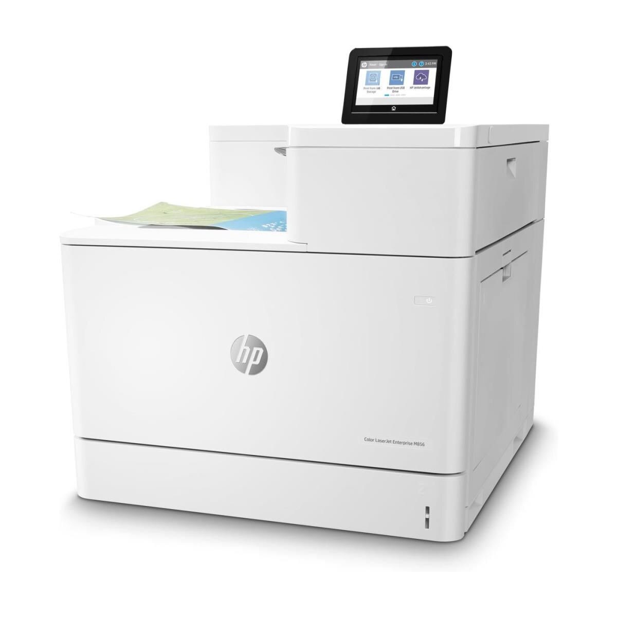 Imprimanta laser color HP M856dn, A3, duplex, USB 2.0, 56 ppm - eMAG.ro