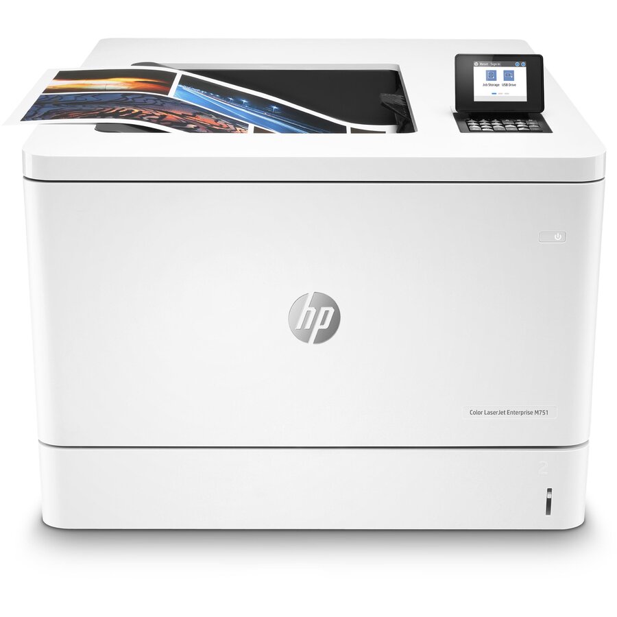Imprimanta laser color HP M856dn, A3, duplex, USB 2.0, 56 ppm - eMAG.ro
