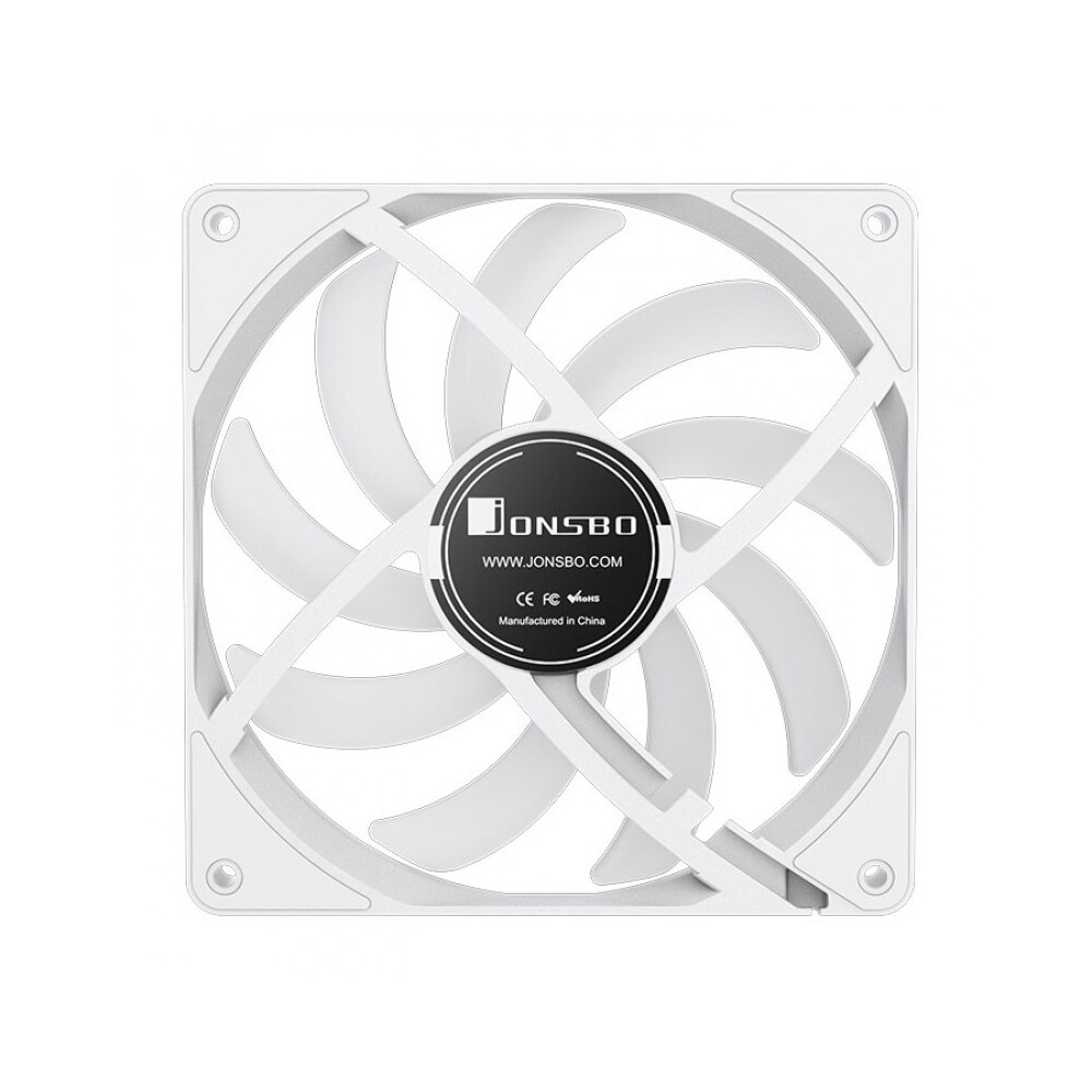 Ventilator Jonsbo HF1415 Slim PWM, ARGB, 140x140x15, Alb - eMAG.ro