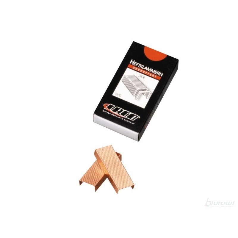 Capse metalice placate cu cupru, Laco, Otel inoxidabil, 24/6, 1000 ...