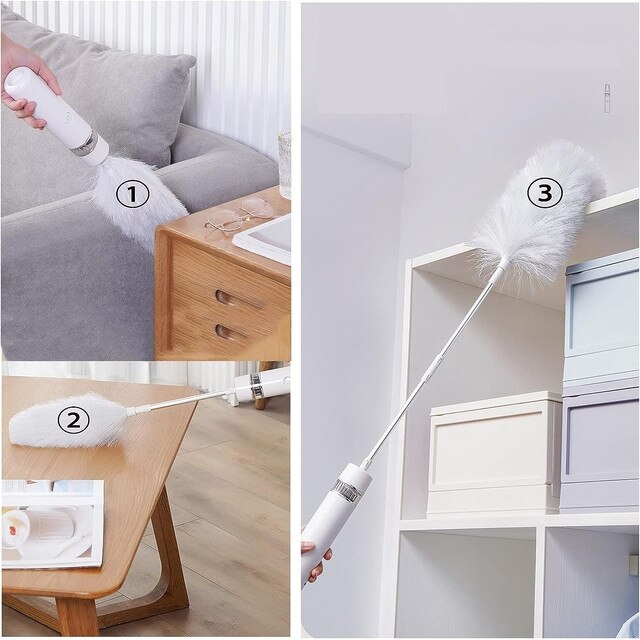 Pamatuf electric Wuluwala, cu rotatie de 360°, incarcare USB si reglare ...