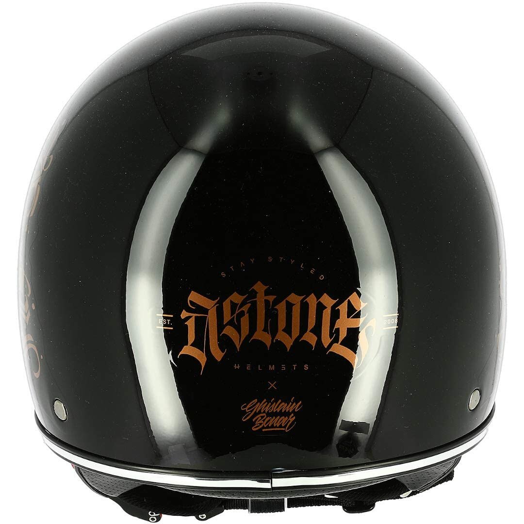 Casca Moto, Open Face, Astone Helmets, Black Letters, Neagra, Marime XL ...