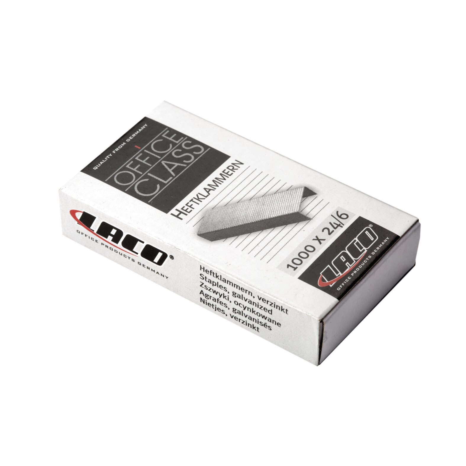 Capse metalice galvanizate, Laco, 24/6, 1000 buc, Gri - eMAG.ro