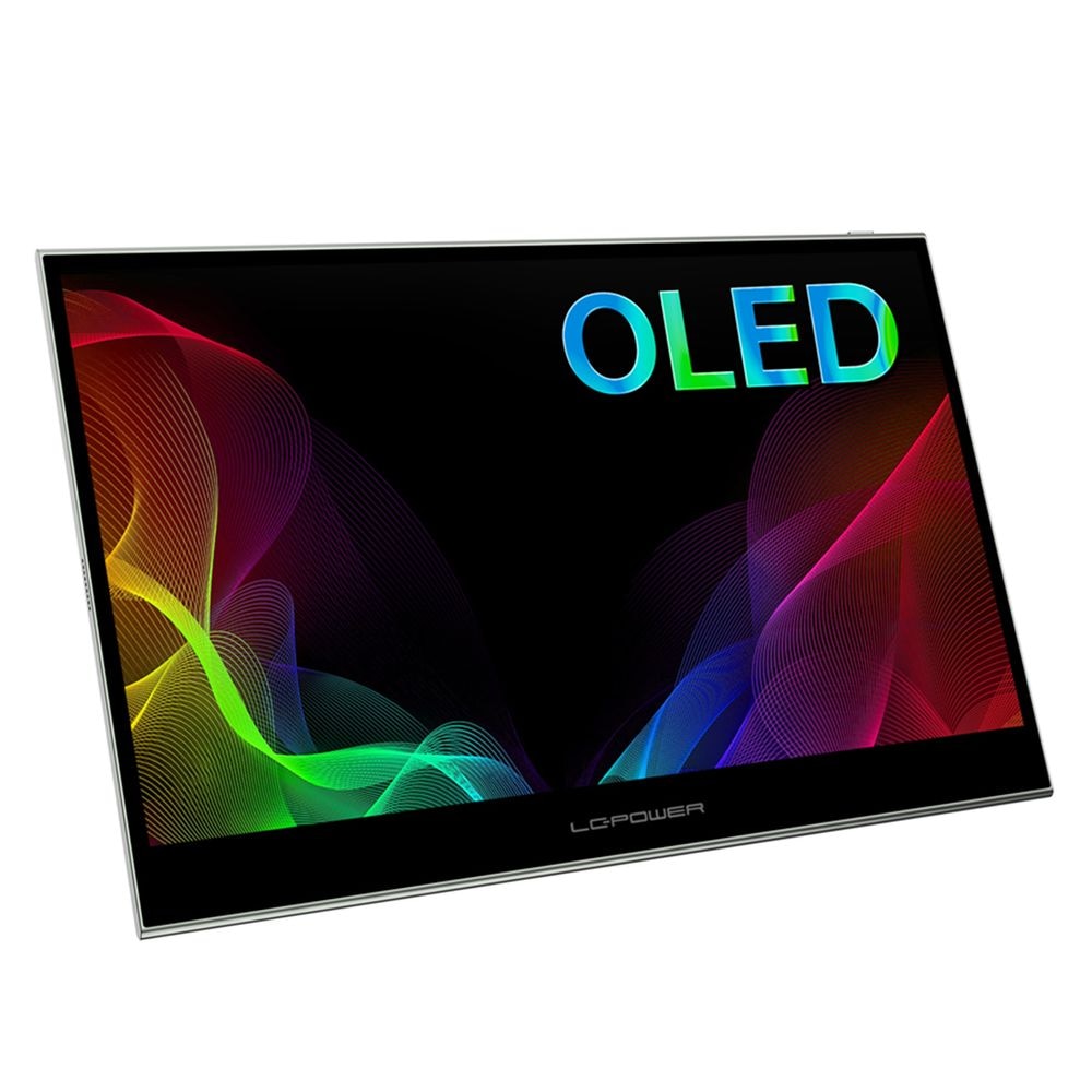 LC-Power Portable Monitor LC-M16-4K-UHD-P-OLED - 39.6 cm (15.6") - 3840 x 2160 4K Ultra HD (LC ...