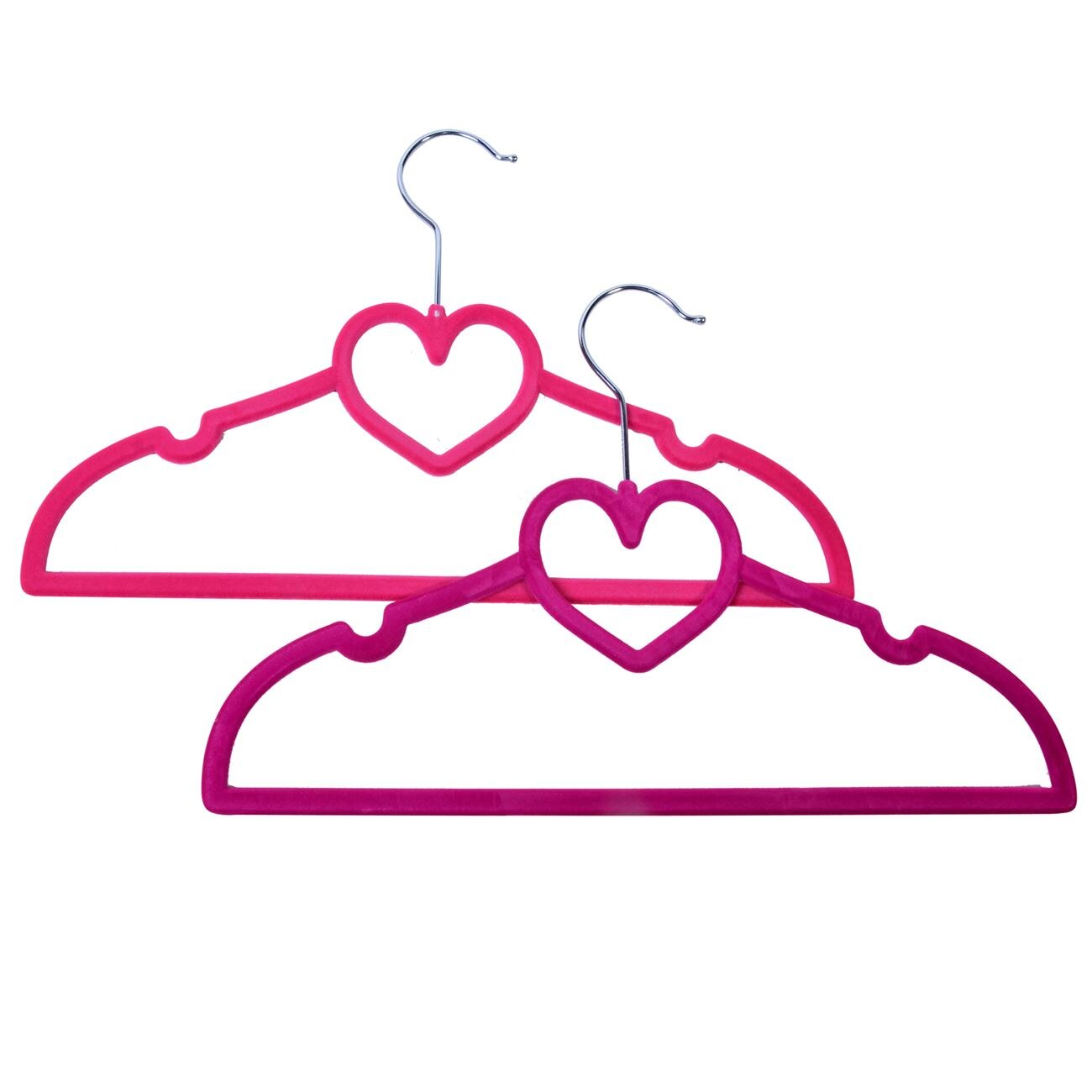 Set 5 Umerase pentru copii din catifea, colorate, design inimi, 32 cm ...