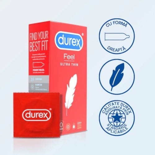 Prezervative Durex, Thin Feel, 10 buc - eMAG.ro