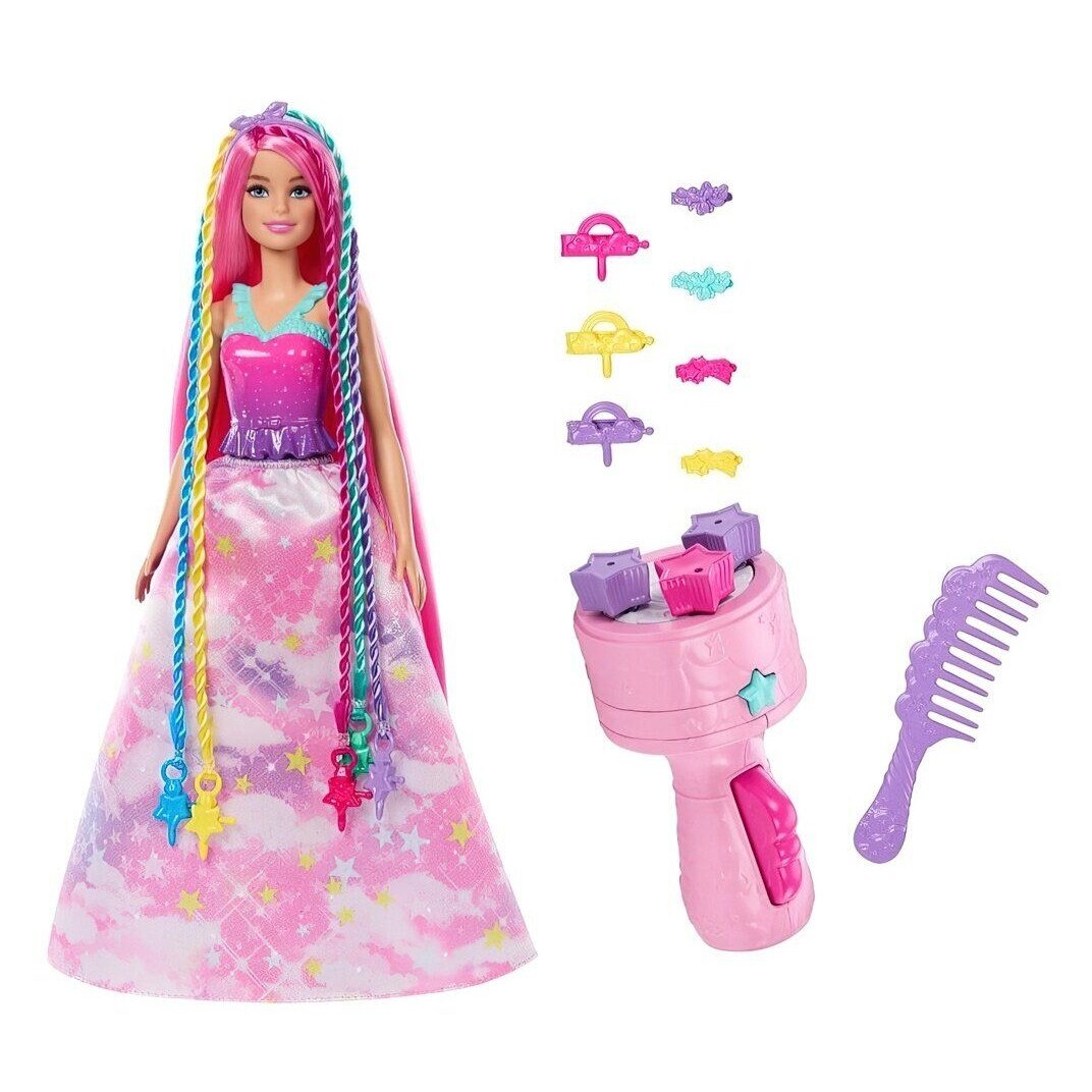 Papusa Barbie Printesa Curly evidentiaza, 29cm - eMAG.ro