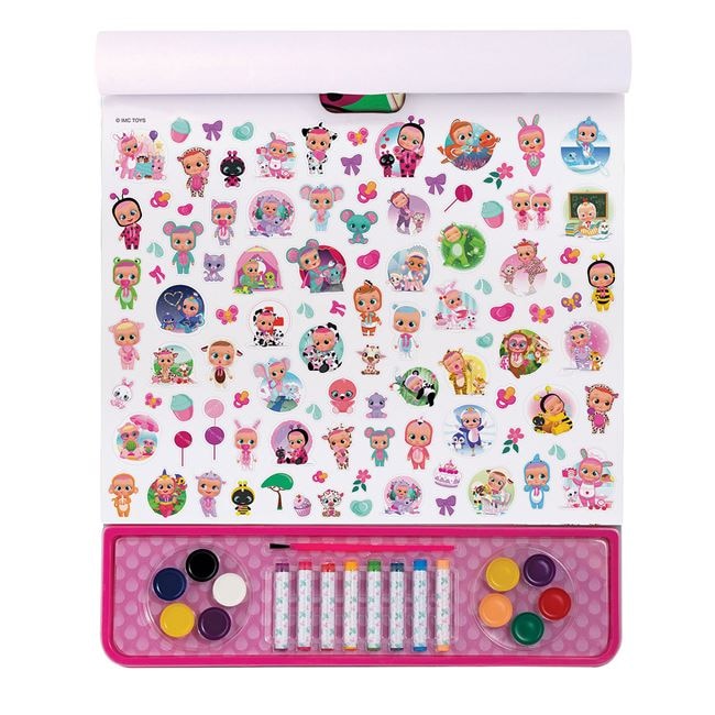 Set de pictura 4 in 1, 25 foi pentru desen pretiparite, 1 foie cu ...