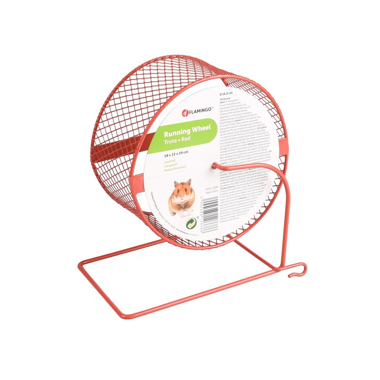 Roata carusel pentru rozatoare, Flamingo cu suport, 15,2 cm - eMAG.ro