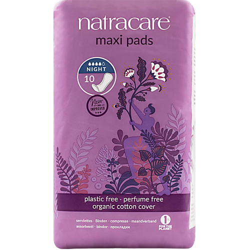 Absorbante bio maxi lungi fara aripioare de noapte (4 picaturi ...