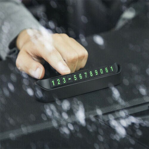 Suport bord auto, numar telefon pentru parcare temporara, Lightweight ...