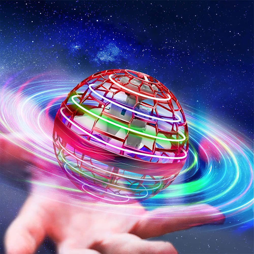 Minge Zburatoare SIKS Cu LED-uri, Tip Drona In Forma De Glob, Incarcare ...