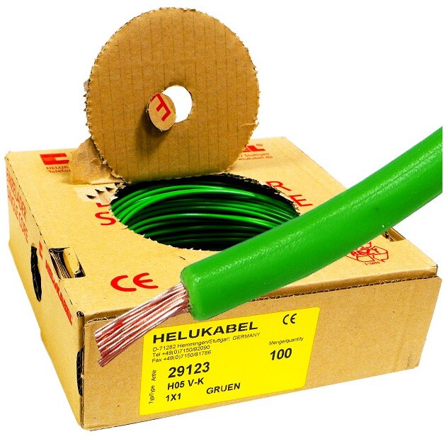 Cablu de instalare LGY 1mm verde 100 metru Helukabel - eMAG.ro