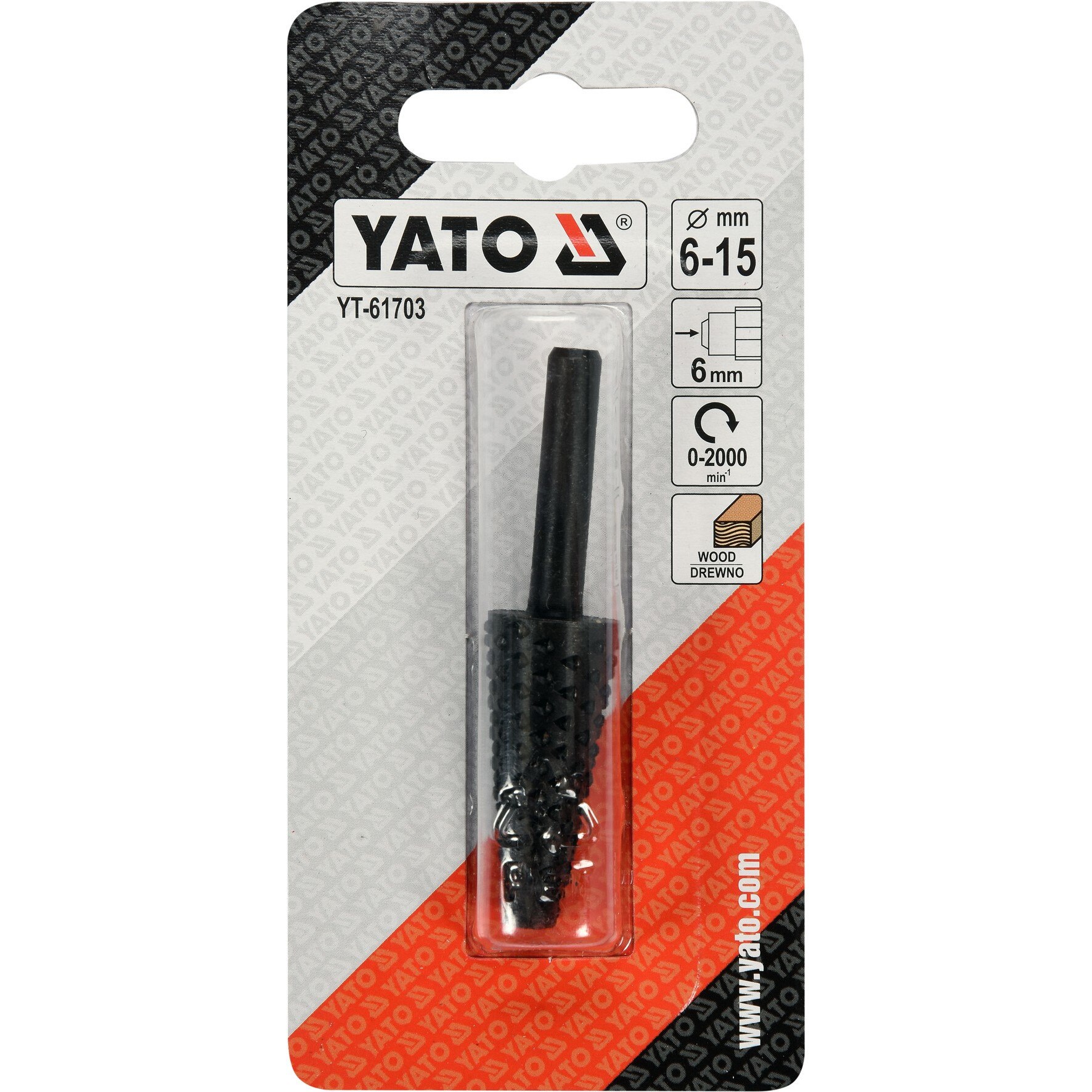 Freza pentru lemn Yato, YT-61703, 6-15mm, 2000rpm, Otel, Negru - eMAG.ro