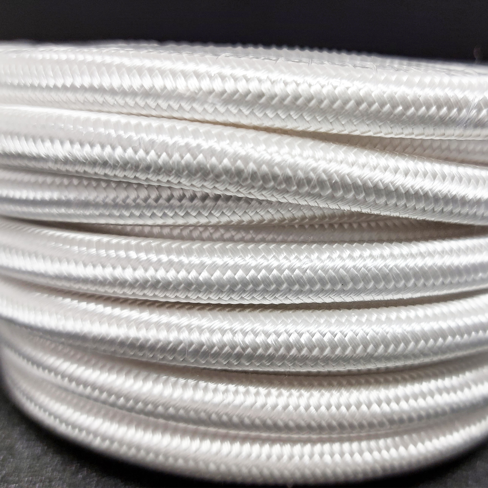 Cablu Textil Rotund Vintage 3X0,75MM 5M/Pac Alb - eMAG.ro