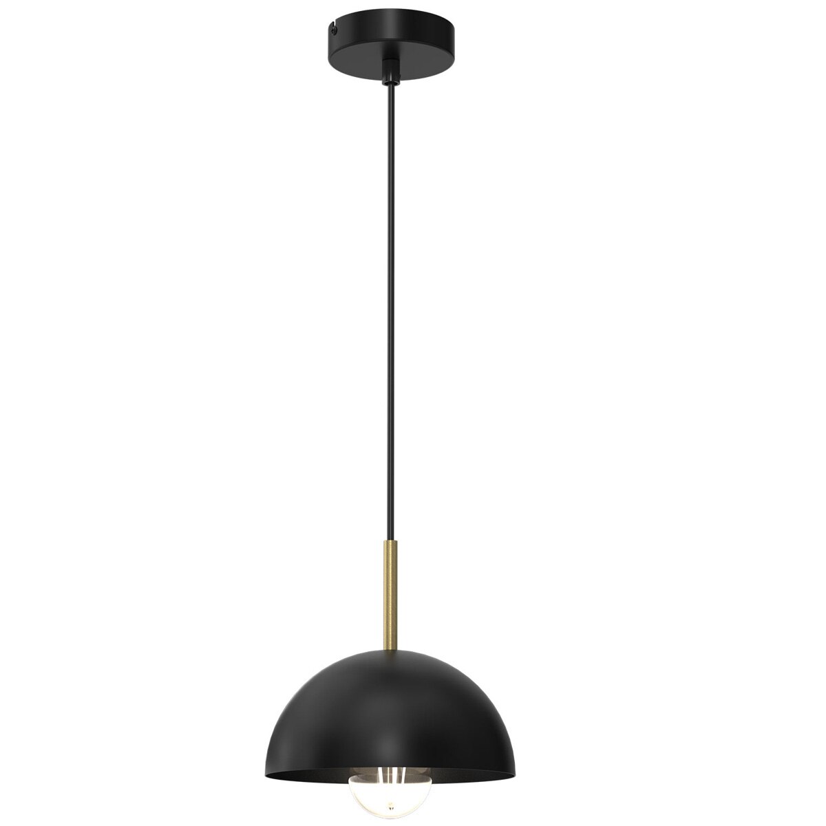 Pendul de iluminat, Luminex, Metal, Soclu E27, Negru - eMAG.ro