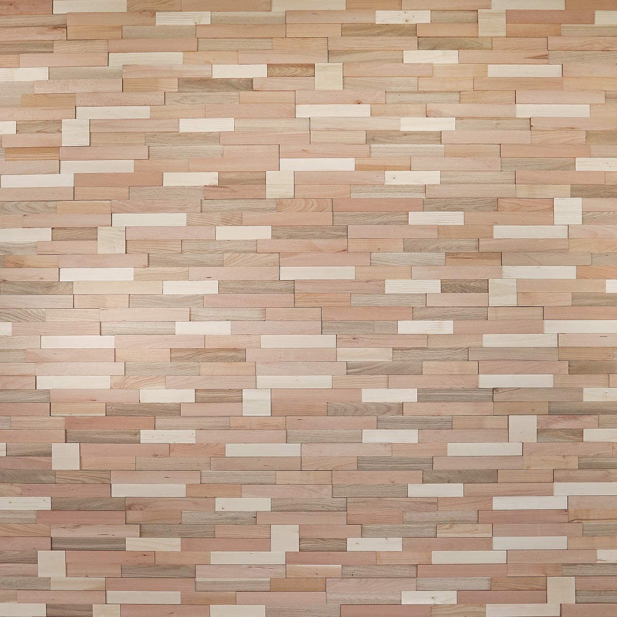 Panouri decorative MODULO Mozaic 3D, 8 placi, lemn masiv in relief ...