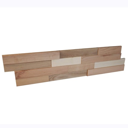 Panouri decorative MODULO Mozaic 3D, 8 placi, lemn masiv in relief ...