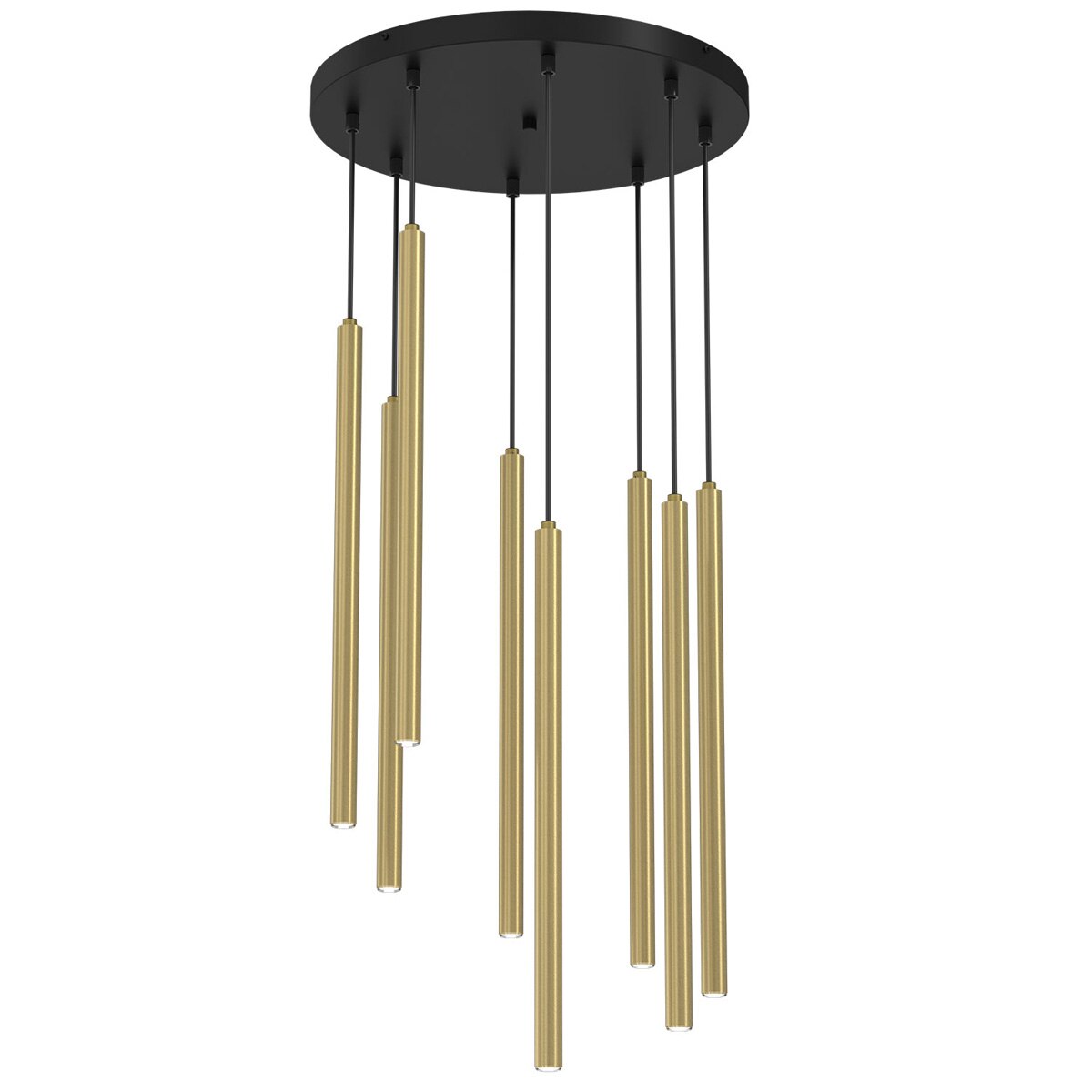 Lustra Yoru, Luminex, Metal, Soclu G9, Auriu/Negru - eMAG.ro