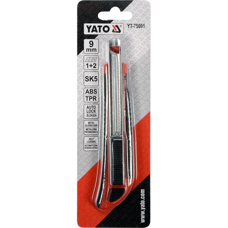 Cutter, Yato, Otel, 9 mm, Rosu/Negru - eMAG.ro