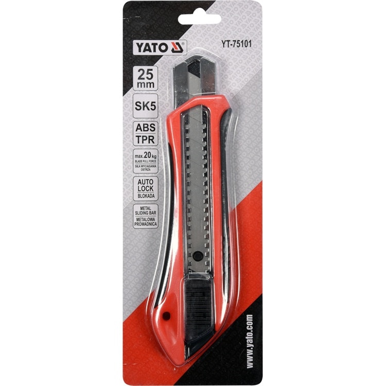 Cutter, Yato, Otel, 25 mm, Rosu/Negru - eMAG.ro