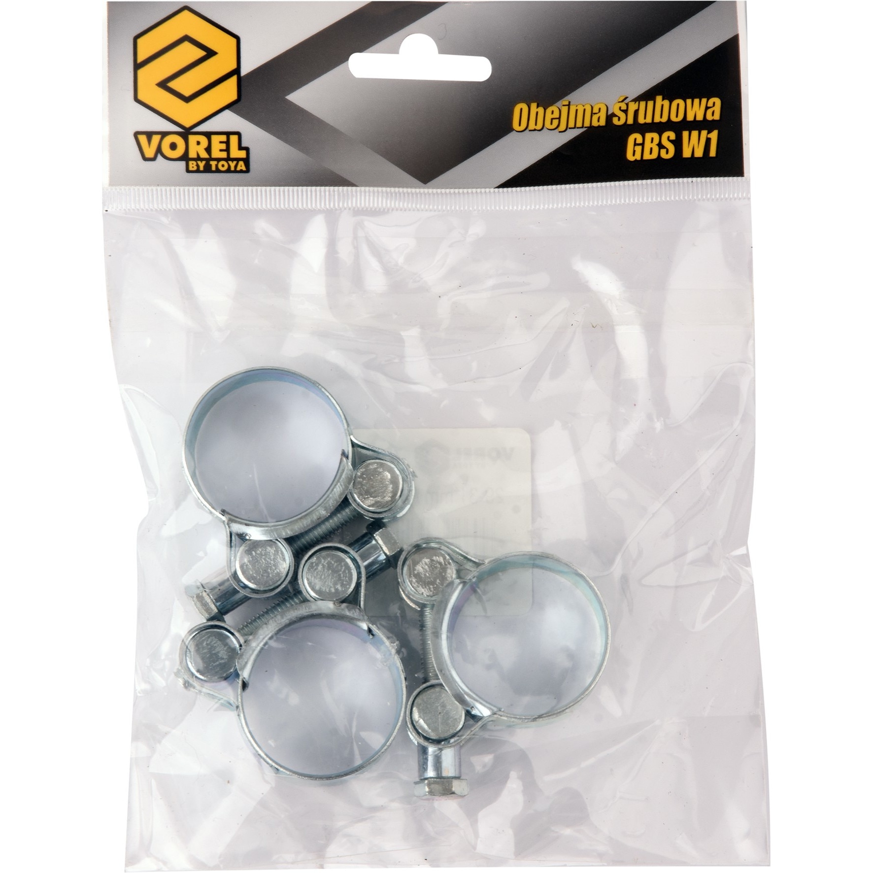 Комплект от 3 винтови скоби, Vorel, GBS W1, 29-31 x 20 mm, сребро - eMAG.bg