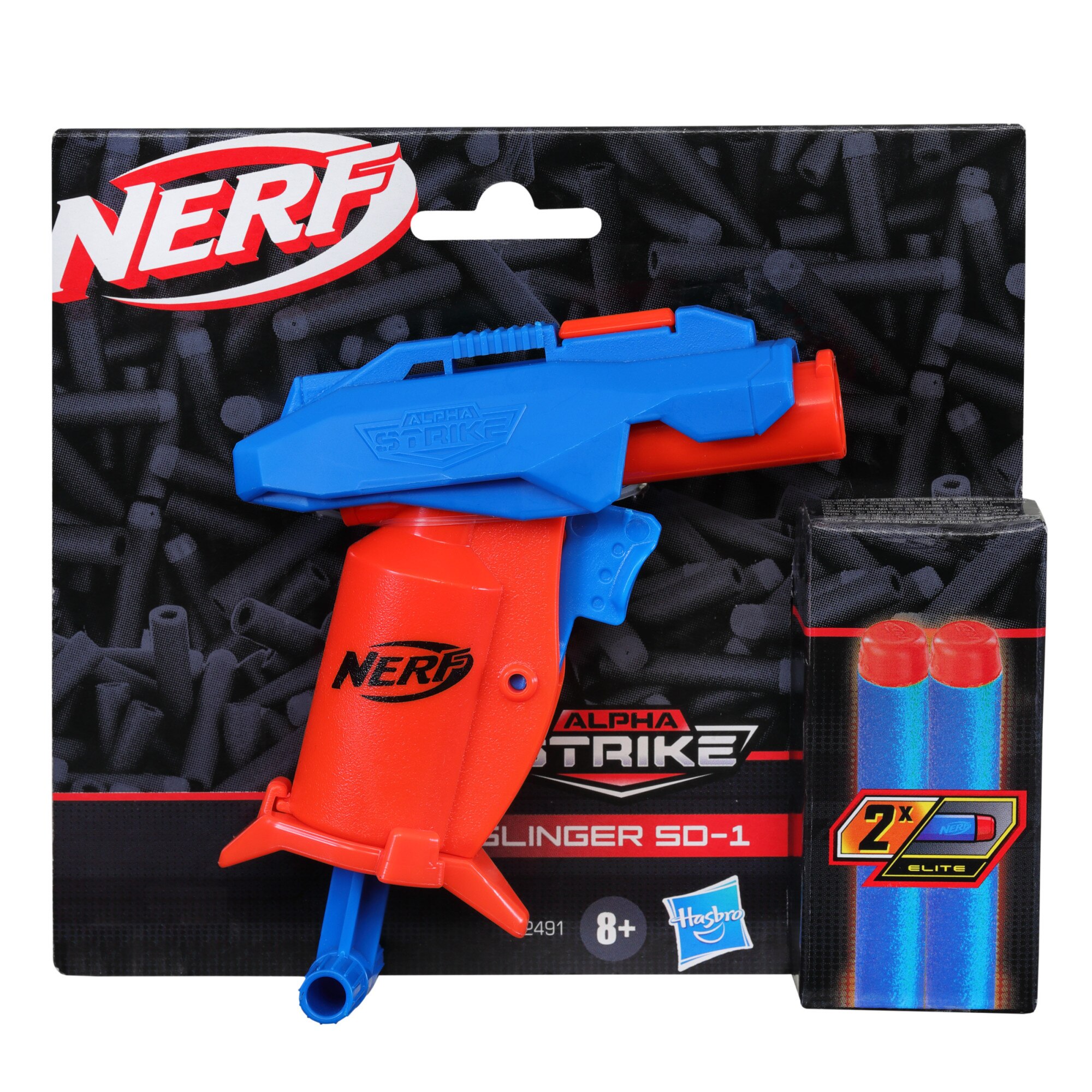 Nerf Alpha Strike Blaster - Slinger Sd 1, 2 снаряда - eMAG.bg