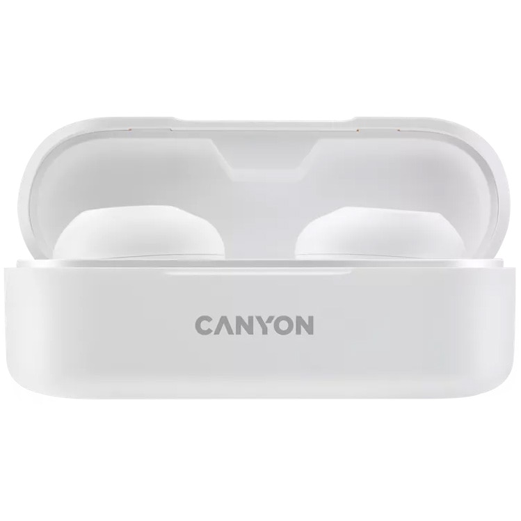 Casti bluetooth Canyon, TWS-1 White (CNE-CBTHS1W) - eMAG.ro