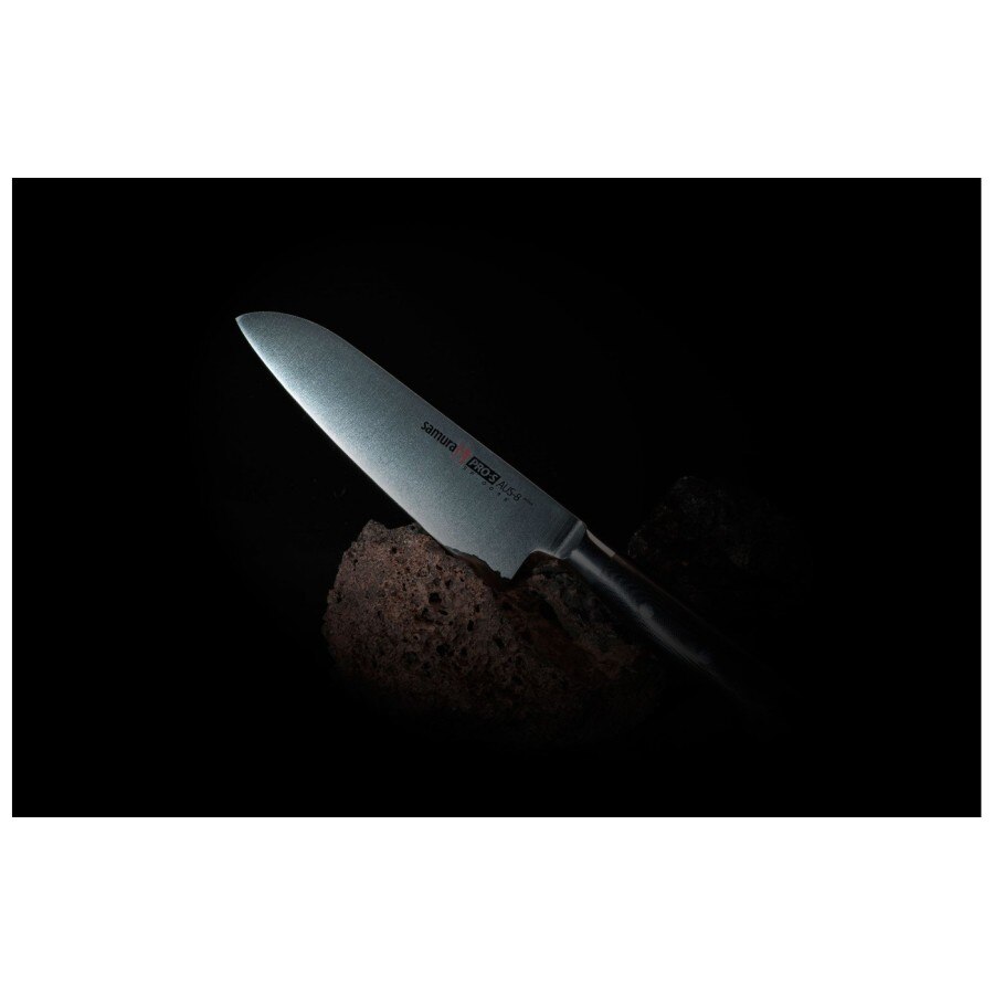 Нож Santoku Samura PRO-S 175mm/7.0 AUS-8 HRC-59 - eMAG.bg