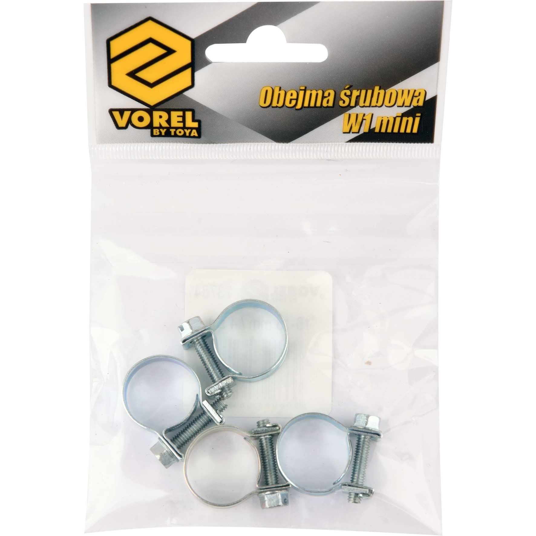 Set 4 cleme cu surub, Vorel, W1, 18-20 x 9 mm, Argintiu - eMAG.ro