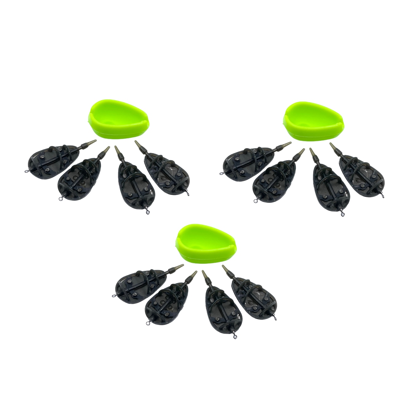 Set 12 Momitoare Method Feeder 40-60-80 gr plus 3 Matrite silicon - eMAG.ro