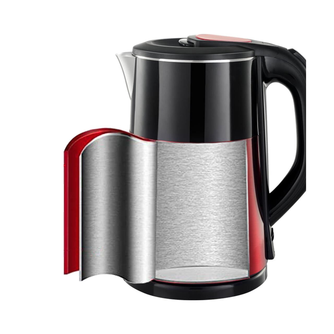 Cana fierbator Hausberg HB-3618RS, 1500 W, 2 L, Baza rotativa 360 grade ...