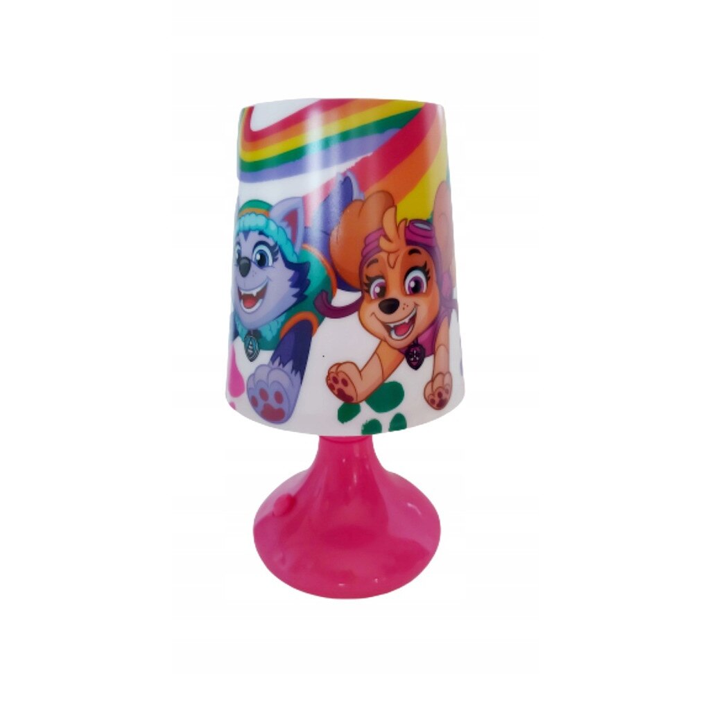 Veioza, Euroswan, Paw Patrol, 18 x 10 cm, 3x AA, Roz - eMAG.ro