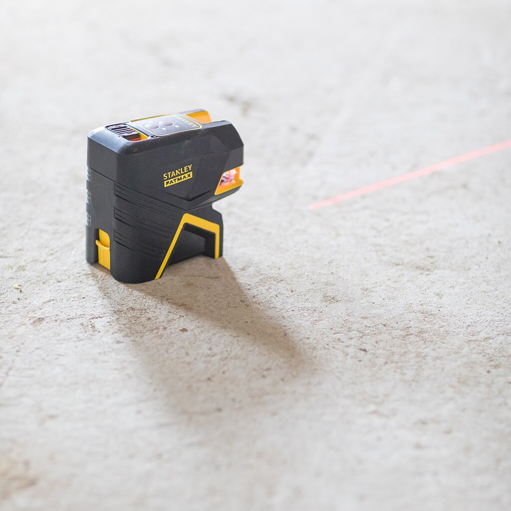Set laser, Stanley, LED, 15 m, Negru - eMAG.ro