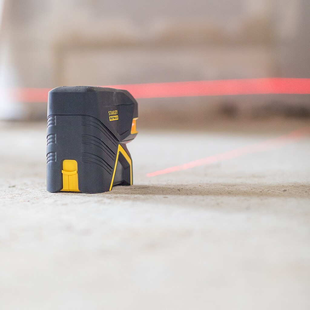 Set laser, Stanley, LED, 15 m, Negru - eMAG.ro