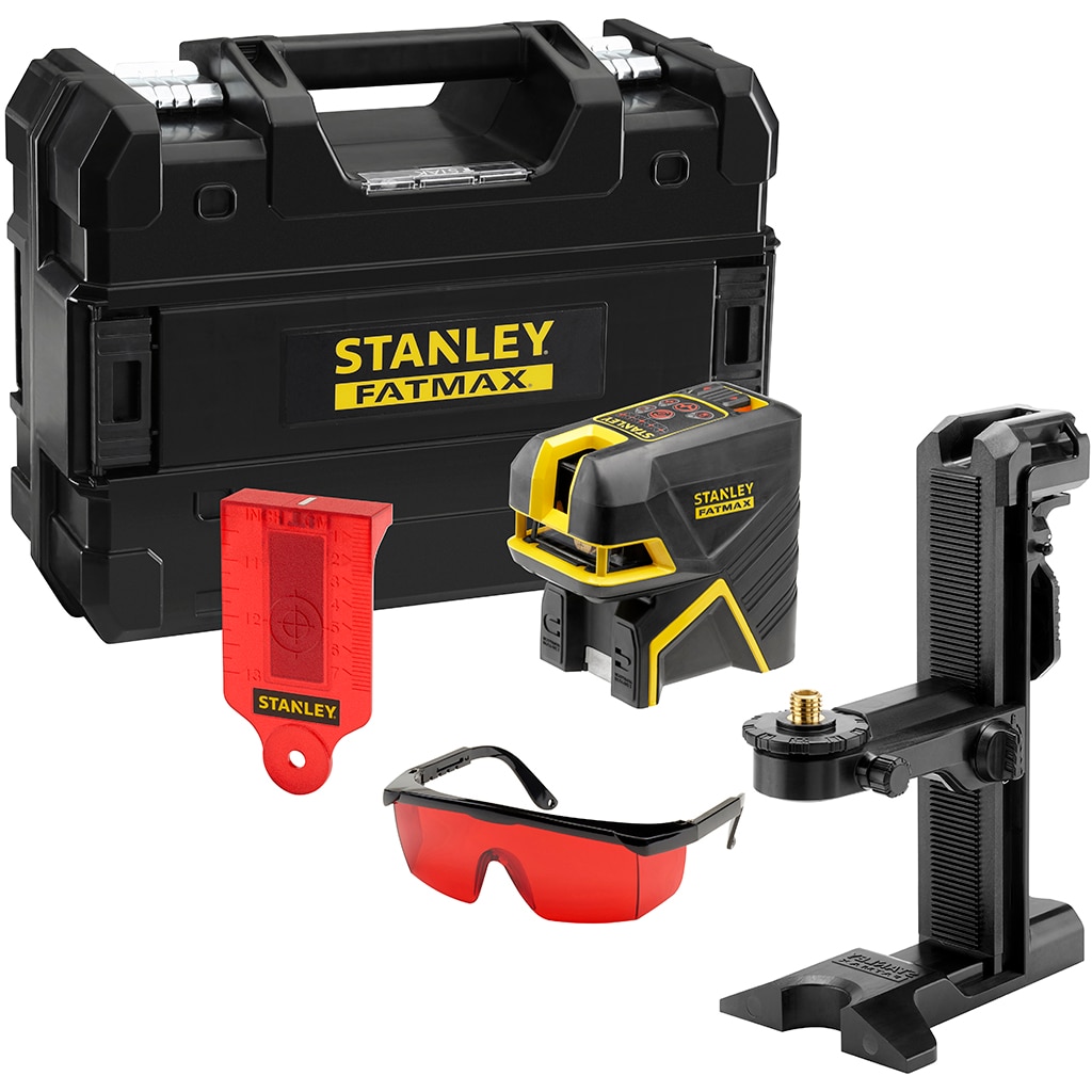 Set laser, Stanley, LED, 15 m, Negru - eMAG.ro