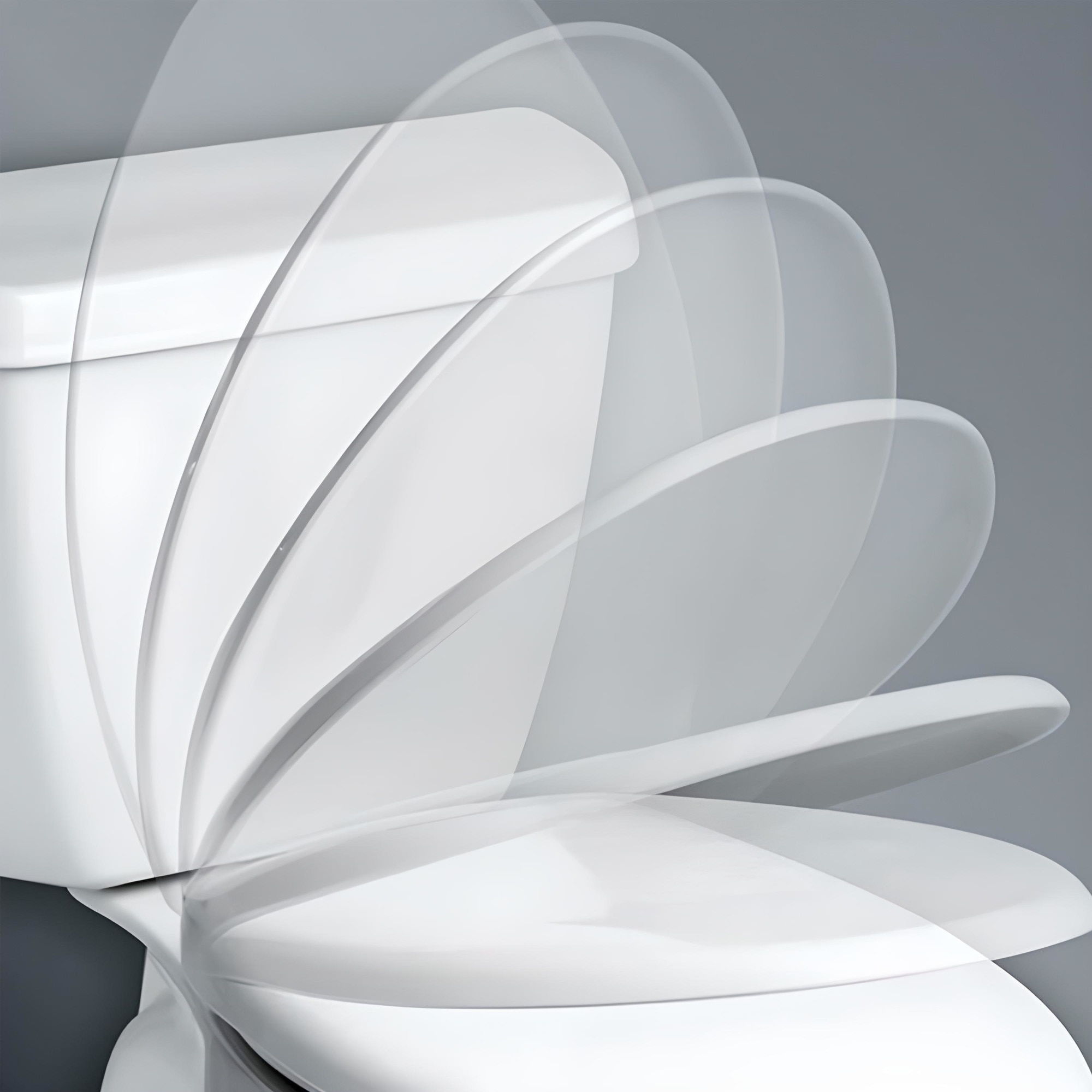 Capac WC alb, cu inchidere lenta, alb, plastic - eMAG.ro