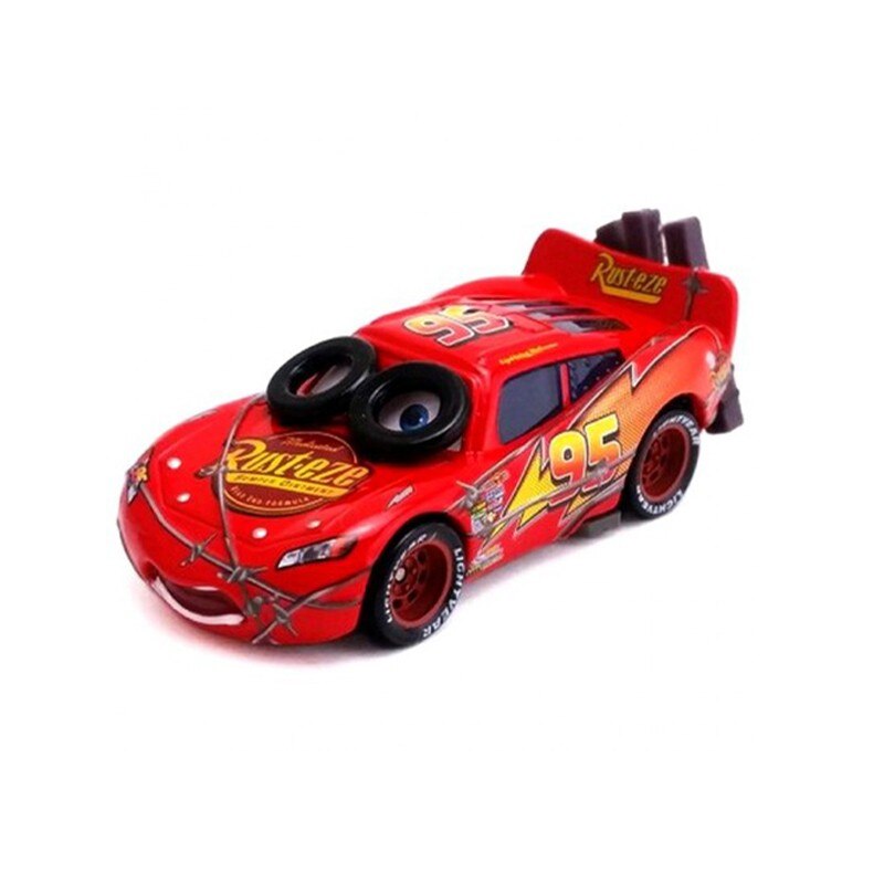 Masinuta Cars - Spin Out Lightning Mcqueen 1/55 Mattel - eMAG.ro