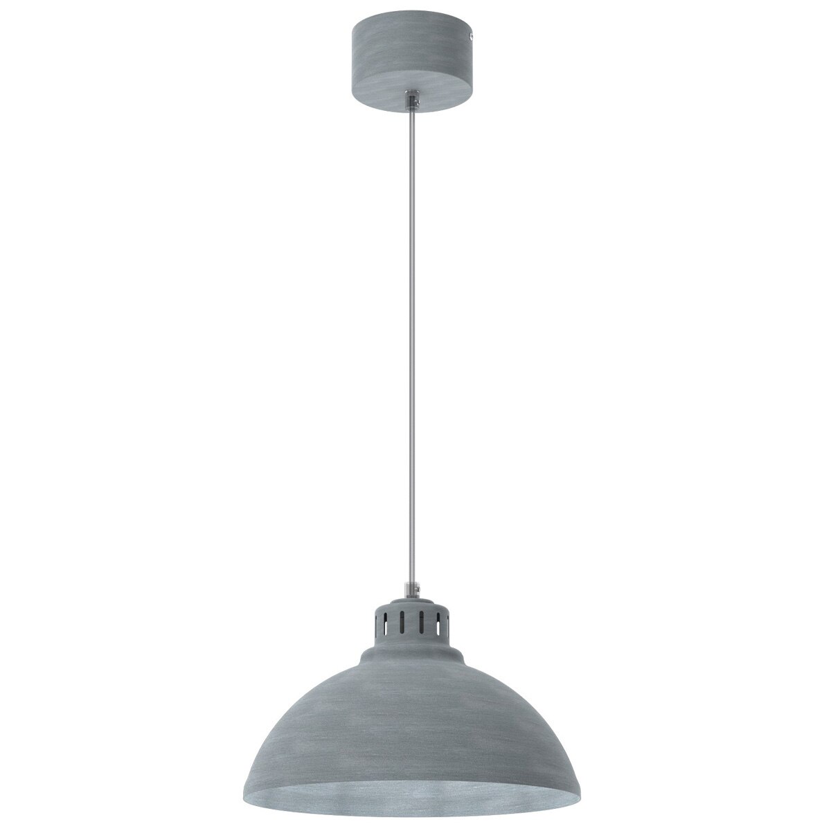Pendul de iluminat, Luminex, Metal, Soclu E27, Gri - eMAG.ro