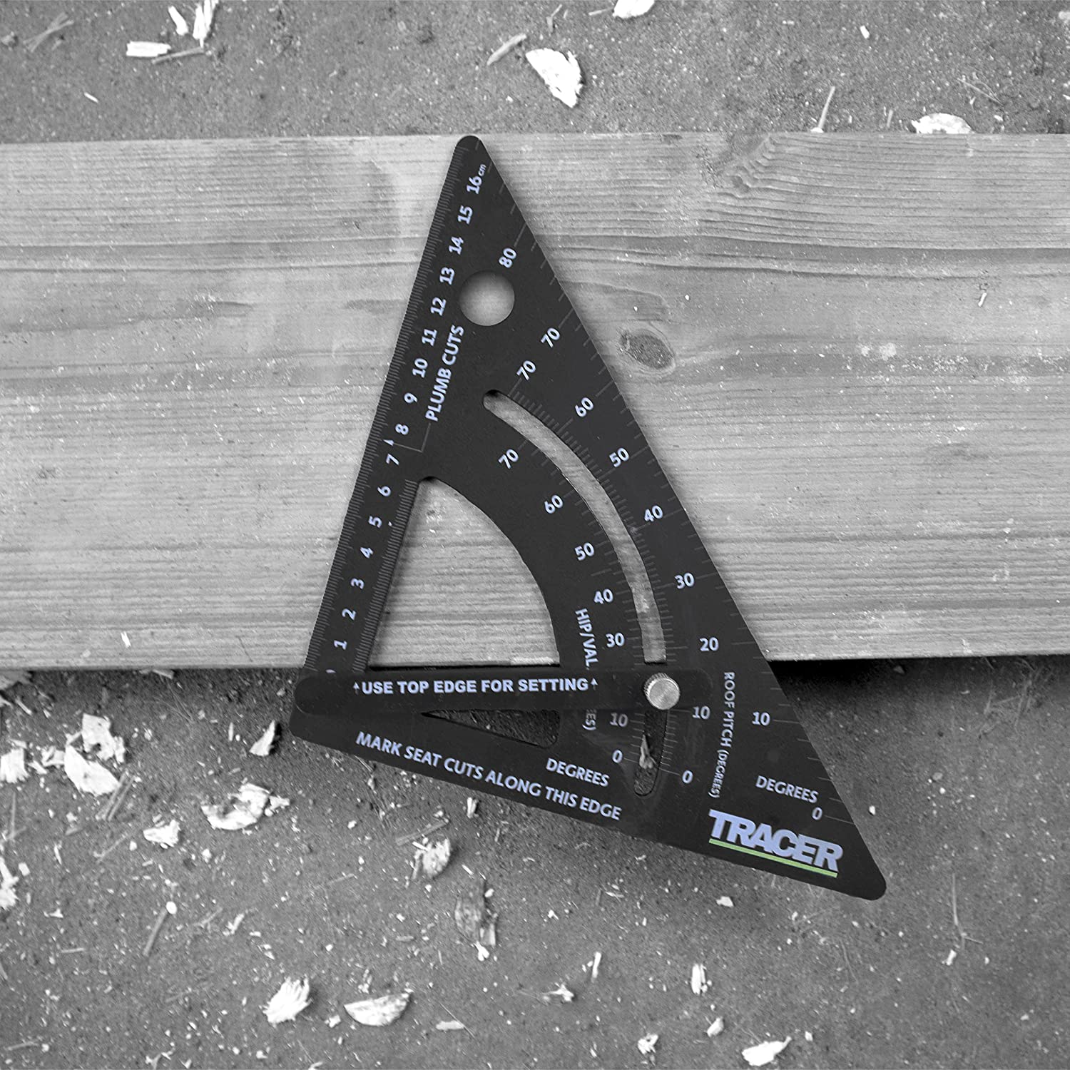 TRACER APS7 PROSQUARE 16 см алуминиев регулируем квадрат за дърводелство Алуминиев квадратен ...