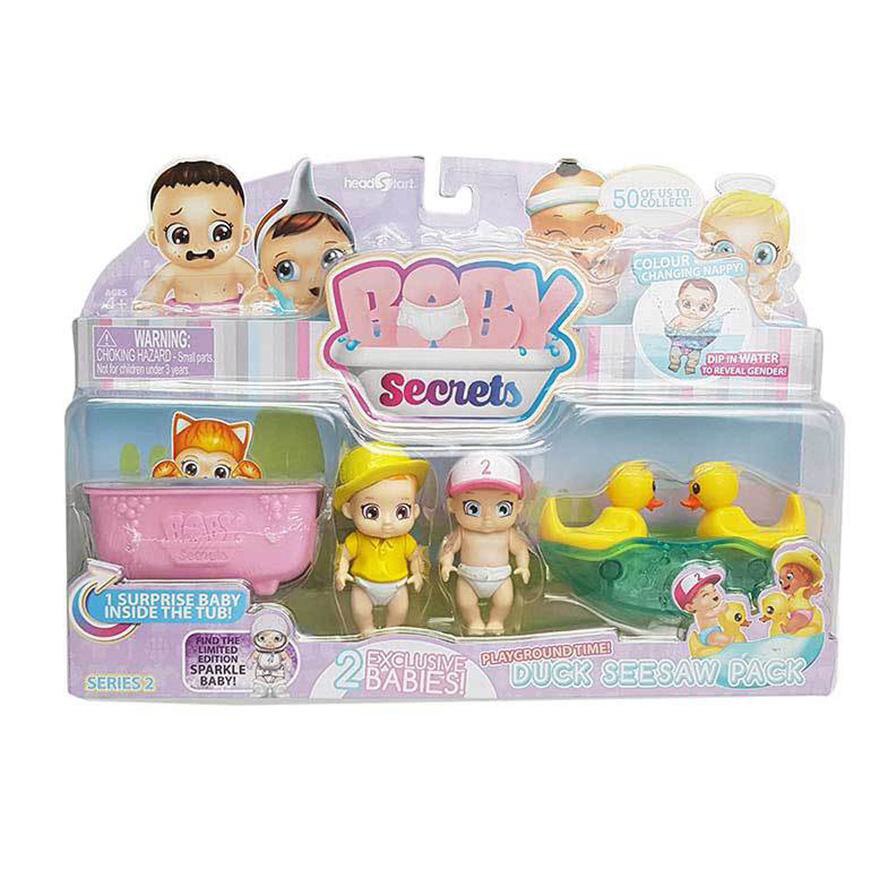 Papusa bebelus Baby Secrets balansoar cu ratusca 77583-77587 - eMAG.ro