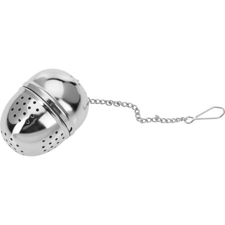 Infuzor ceai si condimente din inox, 5 x 4 cm, Argintiu - eMAG.ro