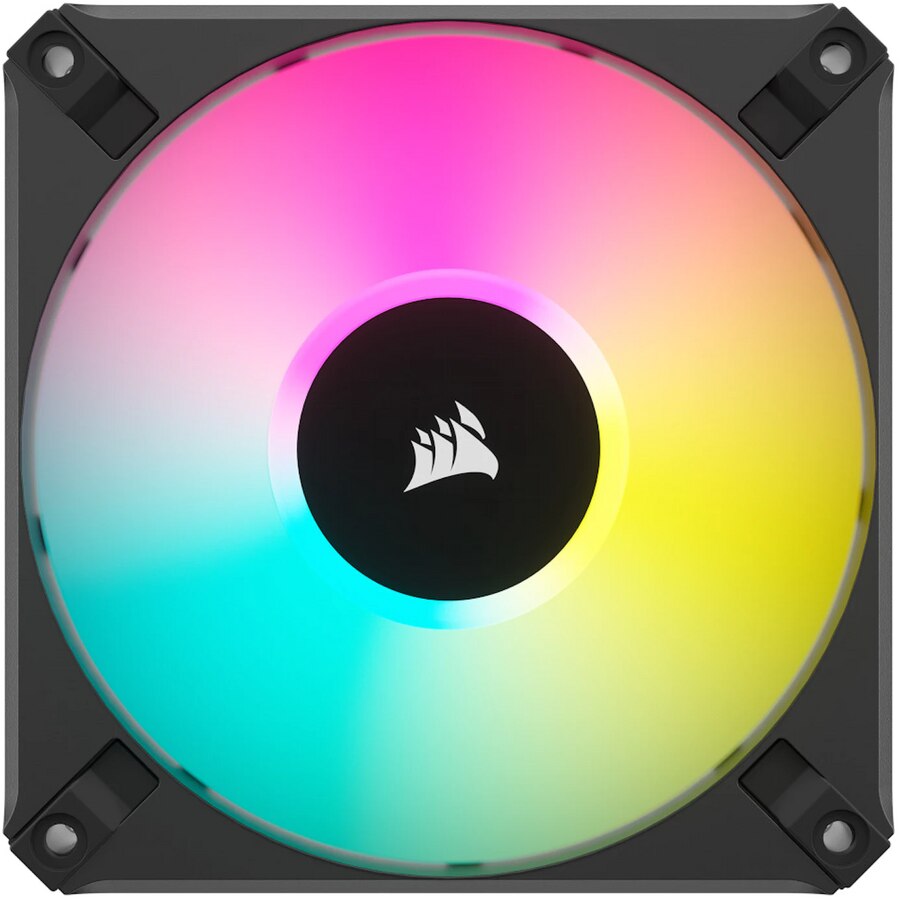Ventilator Corsair iCUE AF140 RGB ELITE 140mm PWM Dual Fan Kit - Negru ...