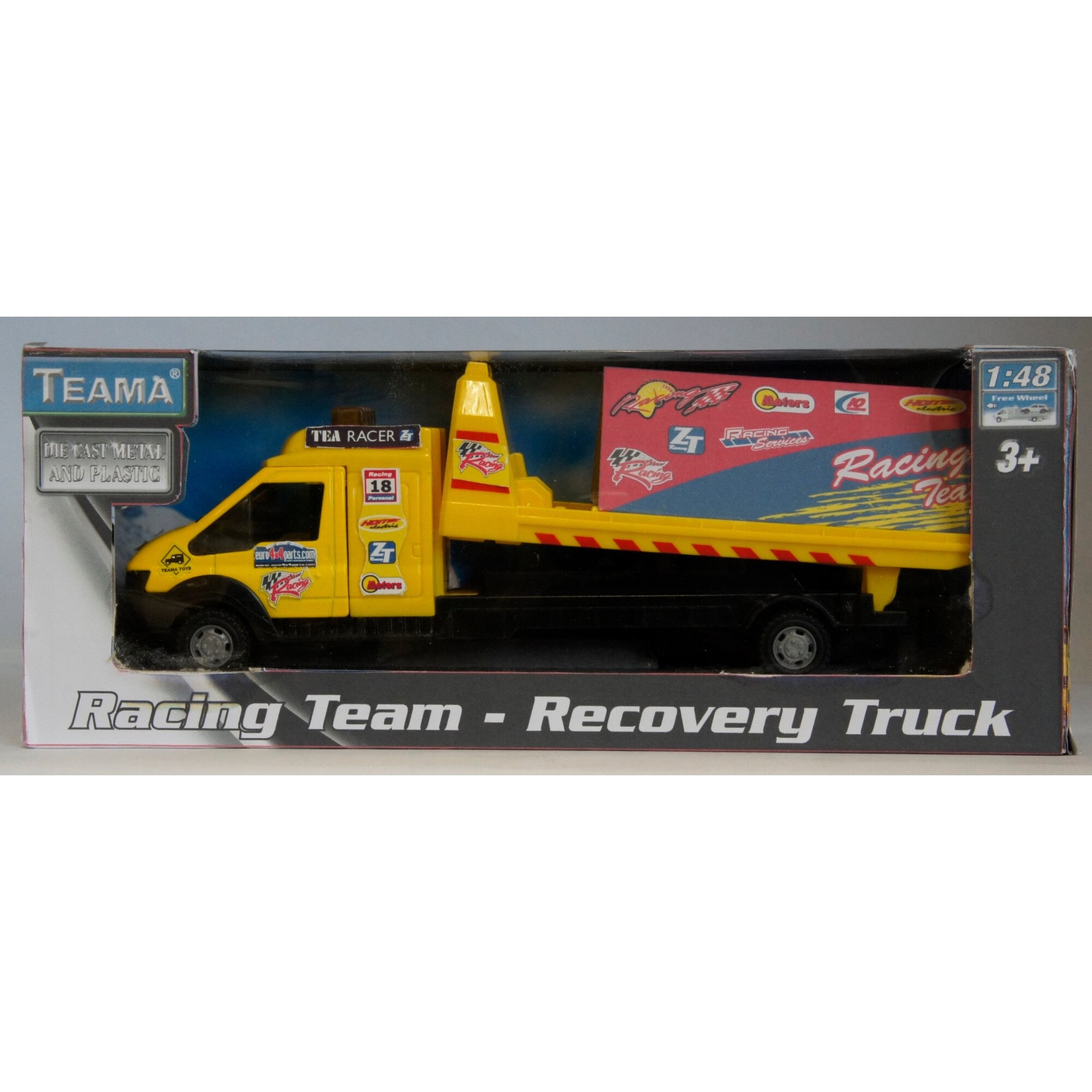 Играчка камион, Teama Toys, Пластмаса, Жълт, 3 години+ - eMAG.bg