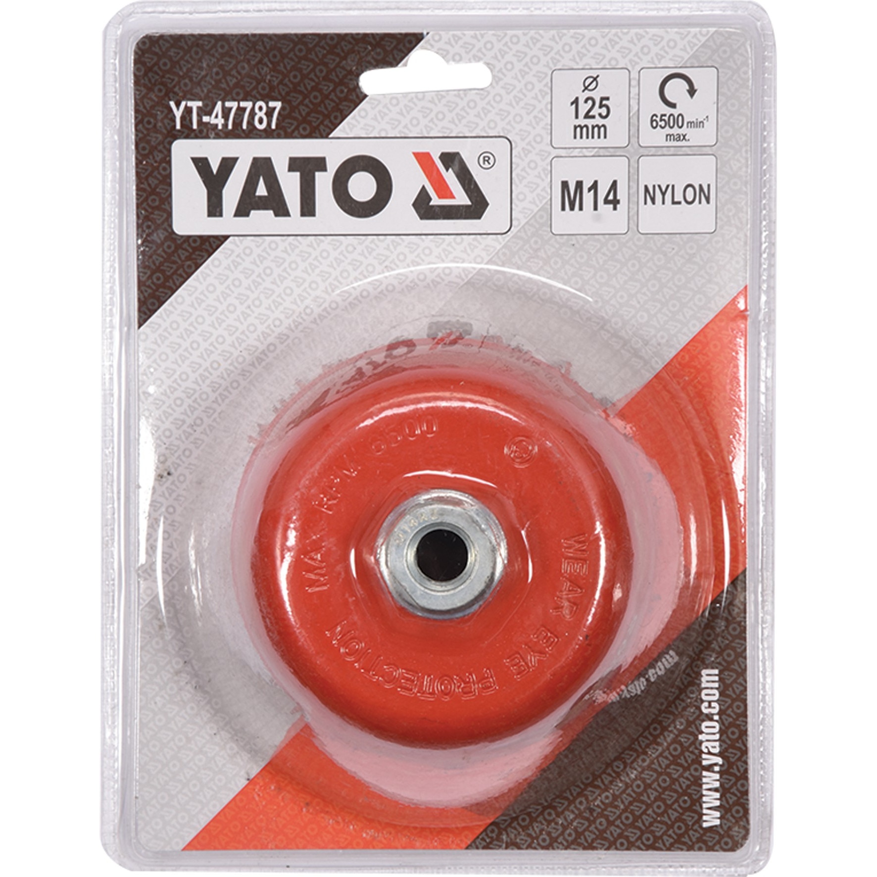 Perie curatare, Yato, Nylon, 125 mm, Rosu - eMAG.ro