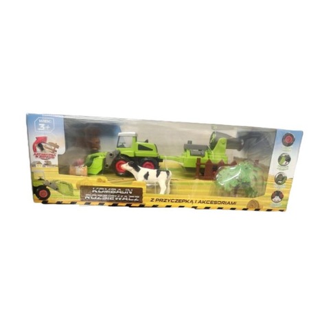 Set utilaje agricole, Joinco, Plastic, Multicolor, 3 ani+ - eMAG.ro